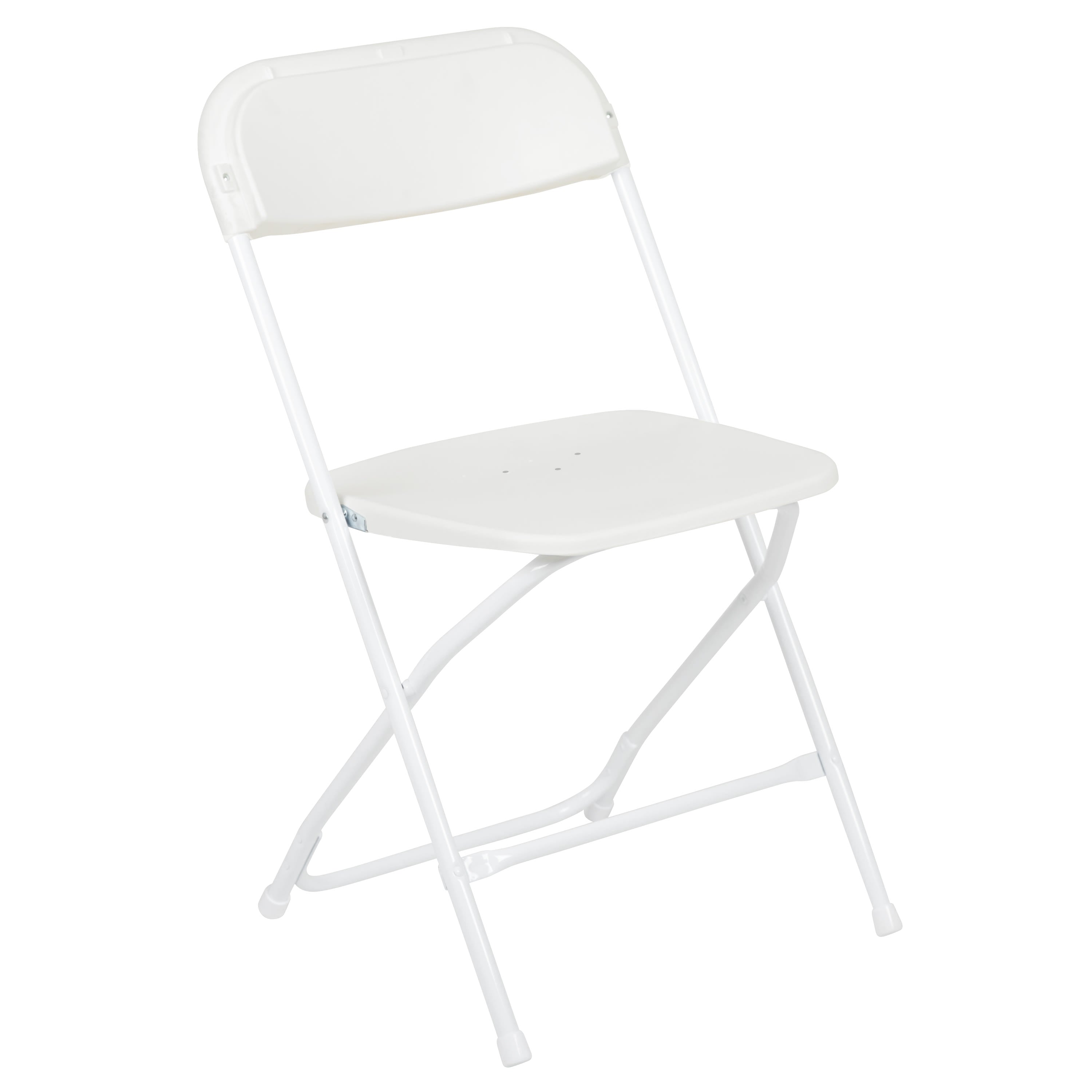 Plastic chairs in bulk store